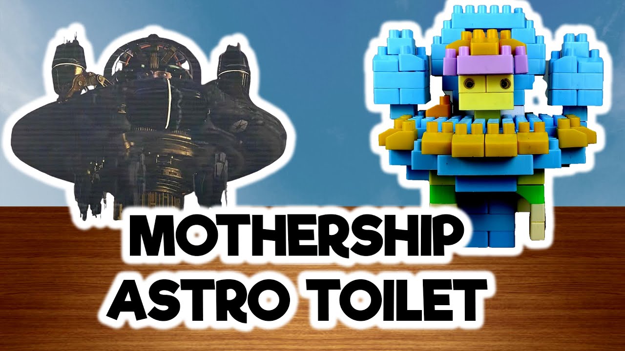 Cara Membuat Mothership Astro Skibidi Toilet Dari Blok Susun - YouTube