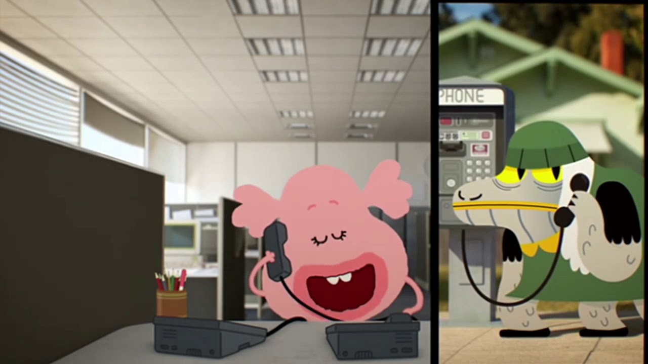 검볼 The Amazing World Of Gumball 엘모어 도우미 전화 Elmore Help Desk Korean