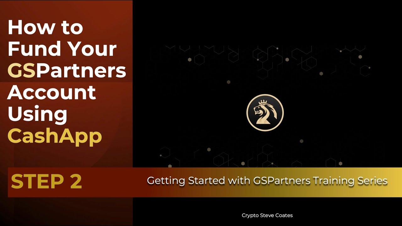 How to Fund Your GSPartners Account Using CashApp - Step 2 - YouTube