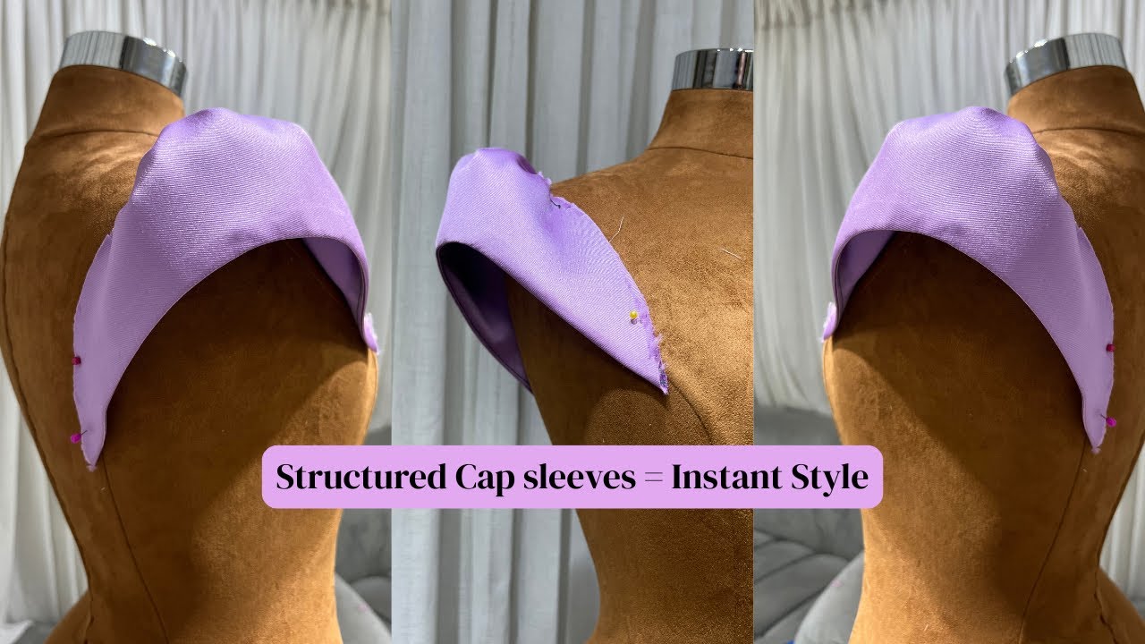 Structured Stylish Cap Sleeves, not your regular one! - YouTube