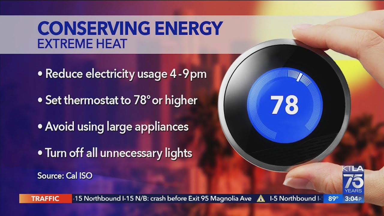Californians urged to conserve energy amid extreme heat - YouTube
