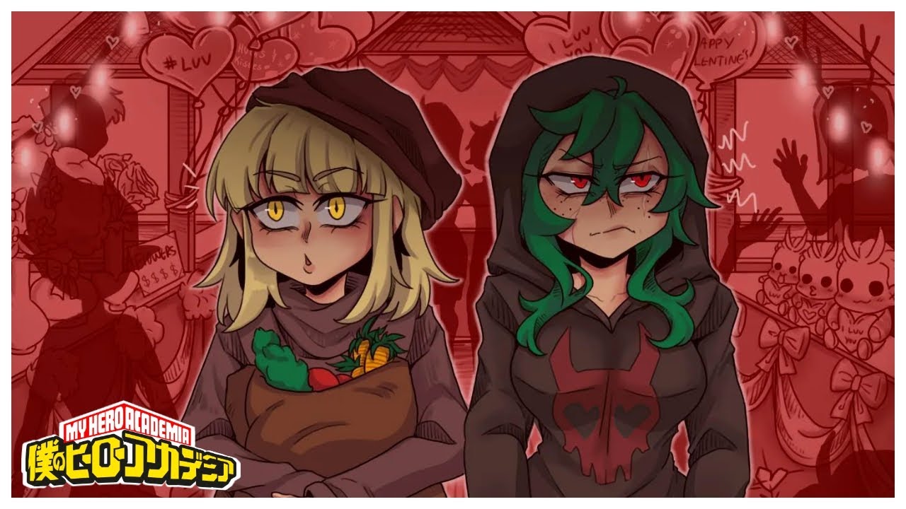 Be My Valentine ~ Female Villain Deku My Hero Academia Comic Dub 6913