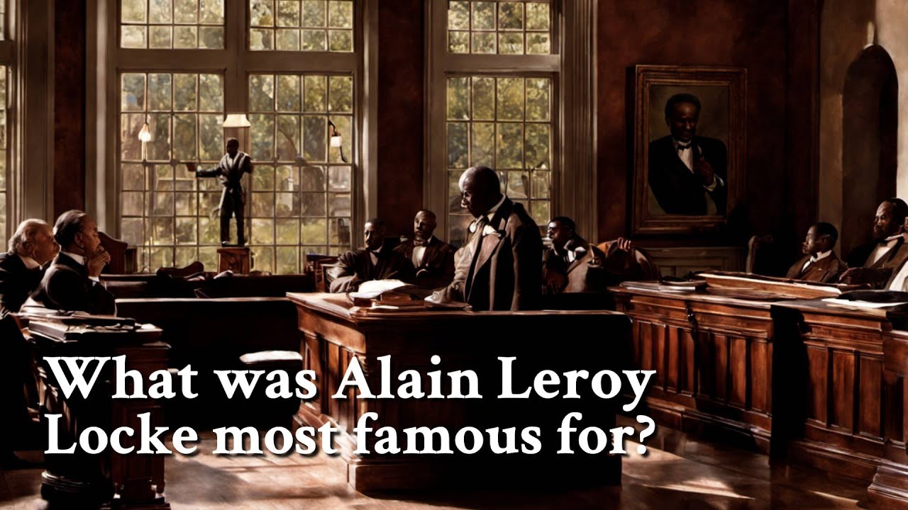 What was Alain Leroy Locke most famous for? | Philosophy - YouTube