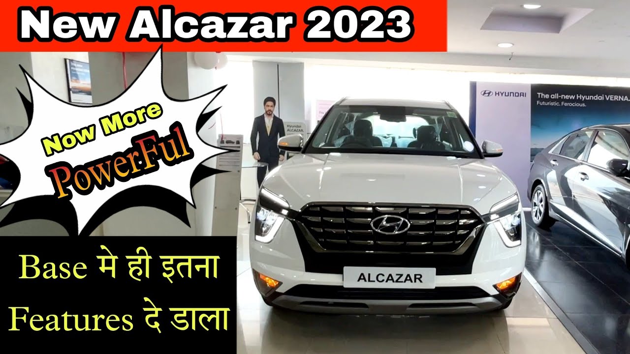 New Hyundai Alcazar Facelift 2023 | New Engine, Variants, Features ...