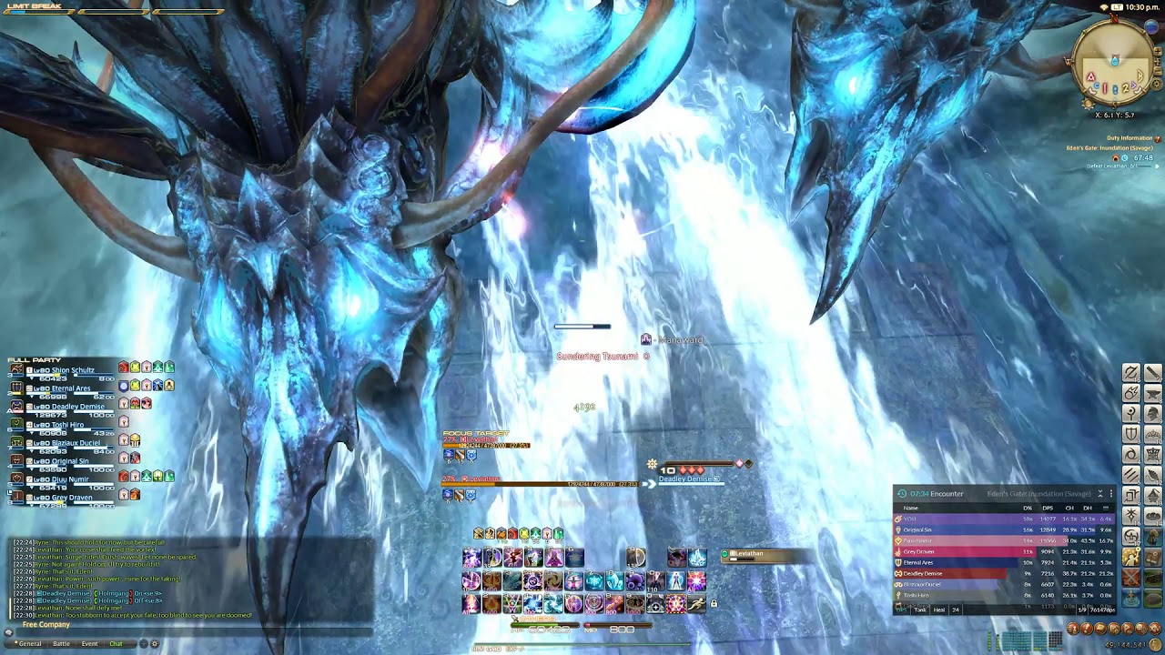 Final Fantasy XIV Eden's Gate Inundation (Savage) The Dream Team - YouTube