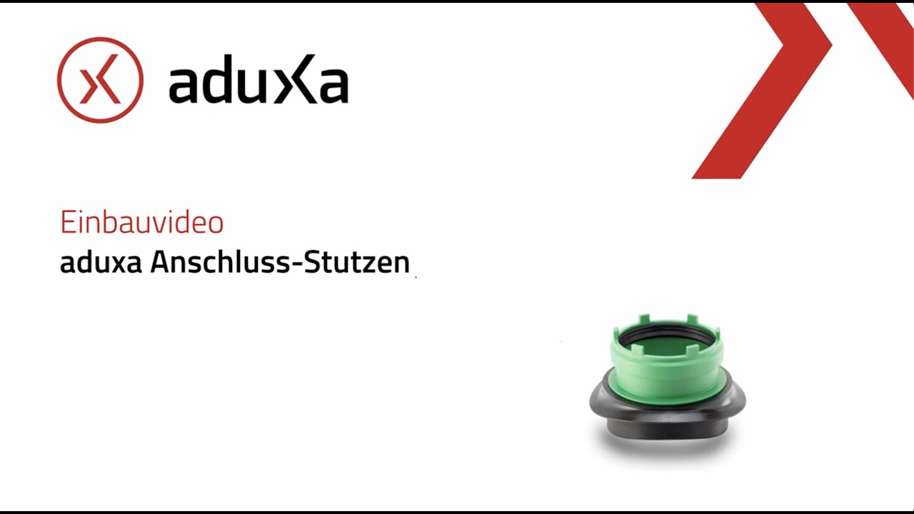 Einbauvideo aduxa Anschluss-Stutzen DN 150 - YouTube