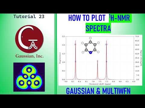 How to plot the real 1H-NMR spectrum using Gaussian16 and Multiwfn | Gaussian 1H-NMR Spectrum ...