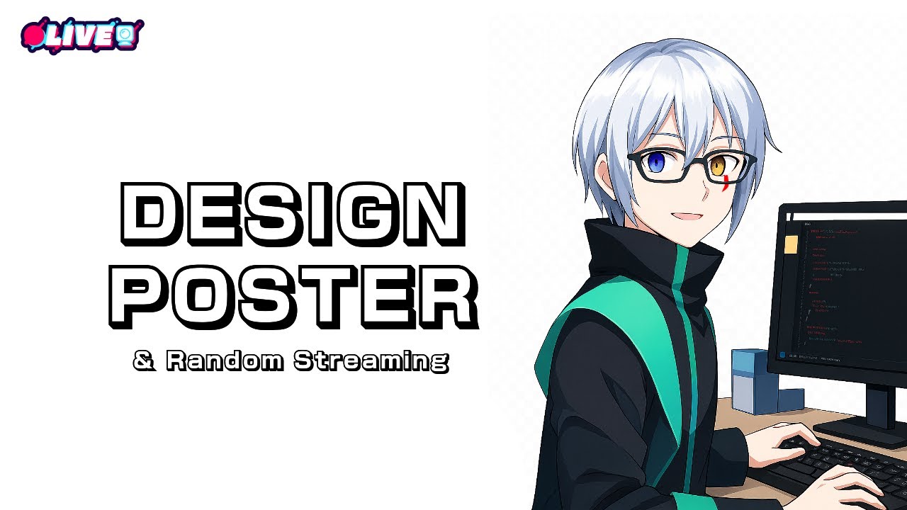 【LIVE】Design Poster & Random [Vtuber Indonesia] [EN/ID] - YouTube