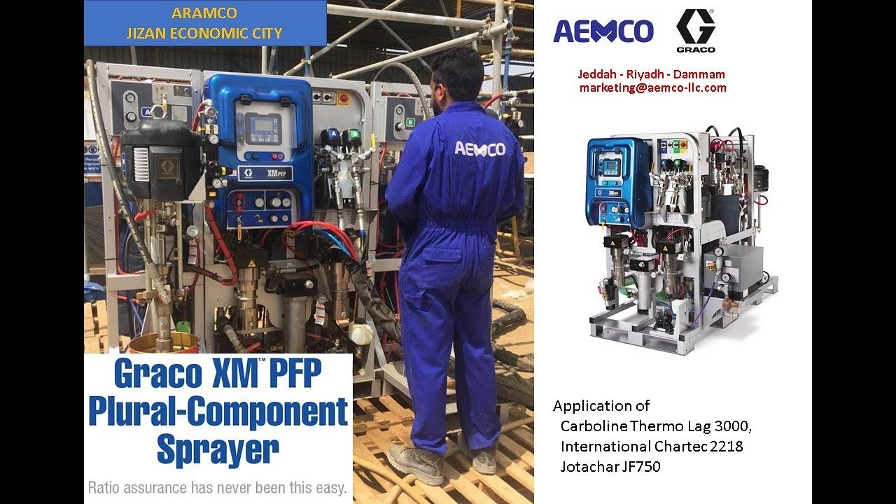 GRACO XM PFP - Installation of PFP material in ARAMCO, JAZAN # ...