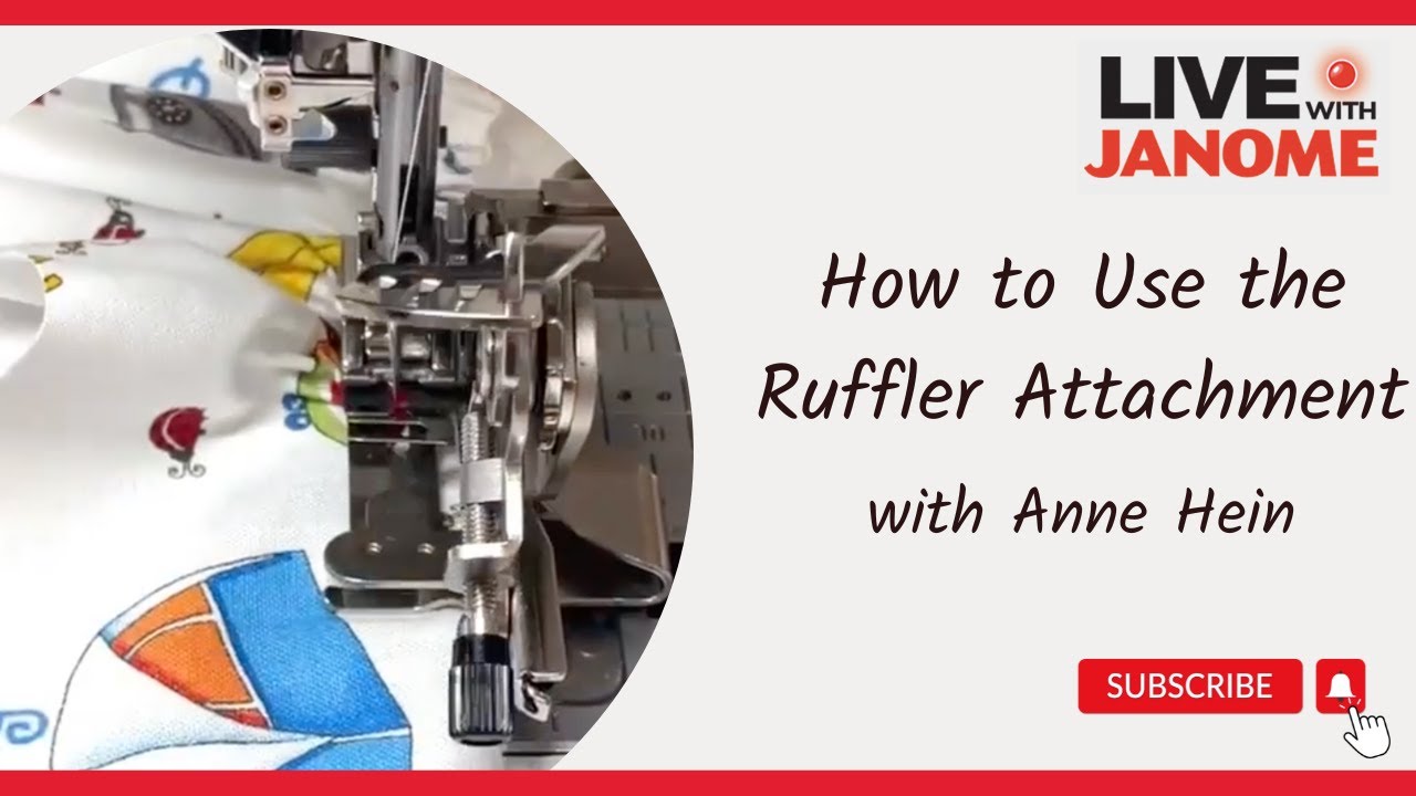 How to Use the Ruffler Attachment - YouTube