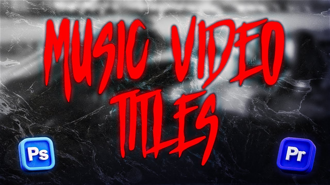 HOW I PUT TITLES ON MY MUSIC VIDEOS *Easy - YouTube