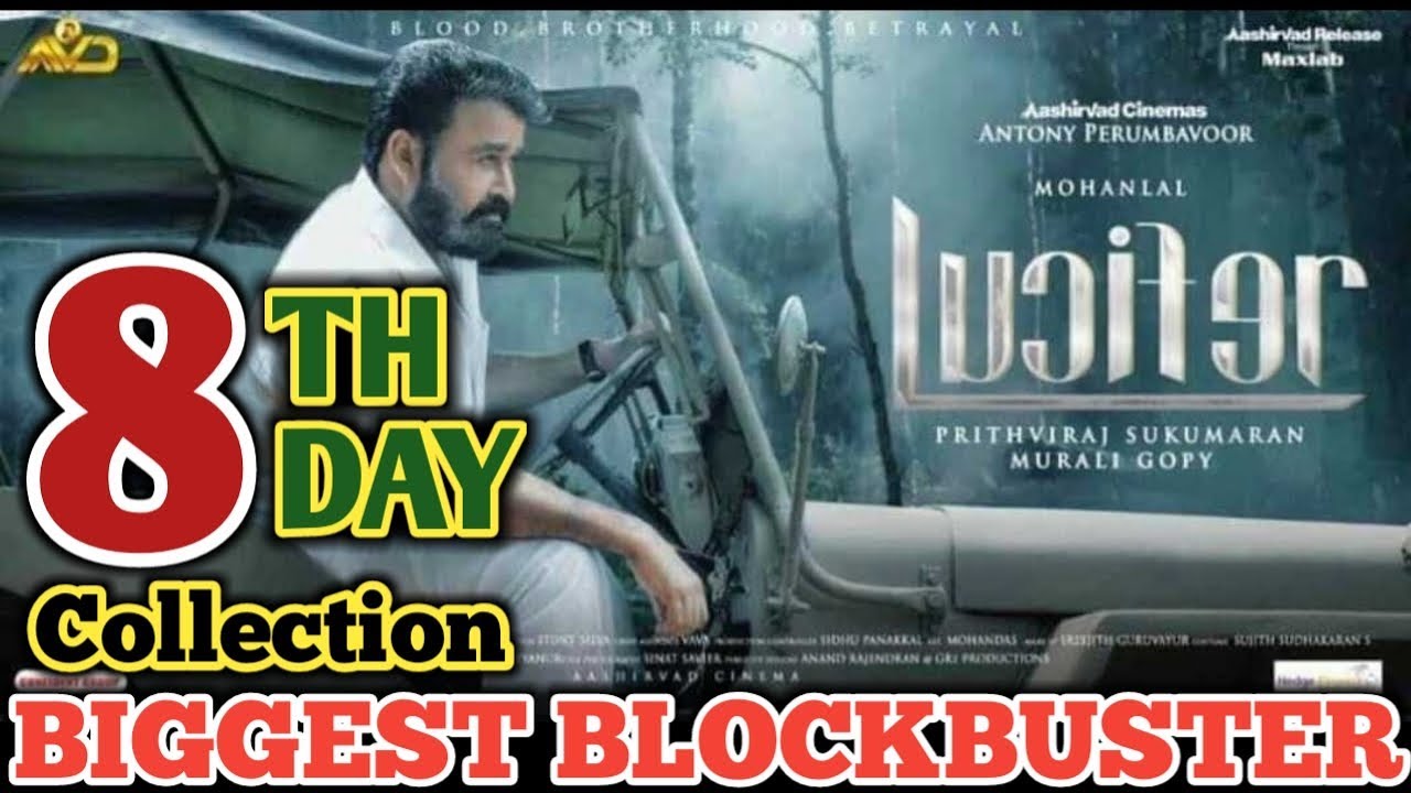 Lucifer 8th day box office collection | Mohanlal | Lucifer 8th day ...