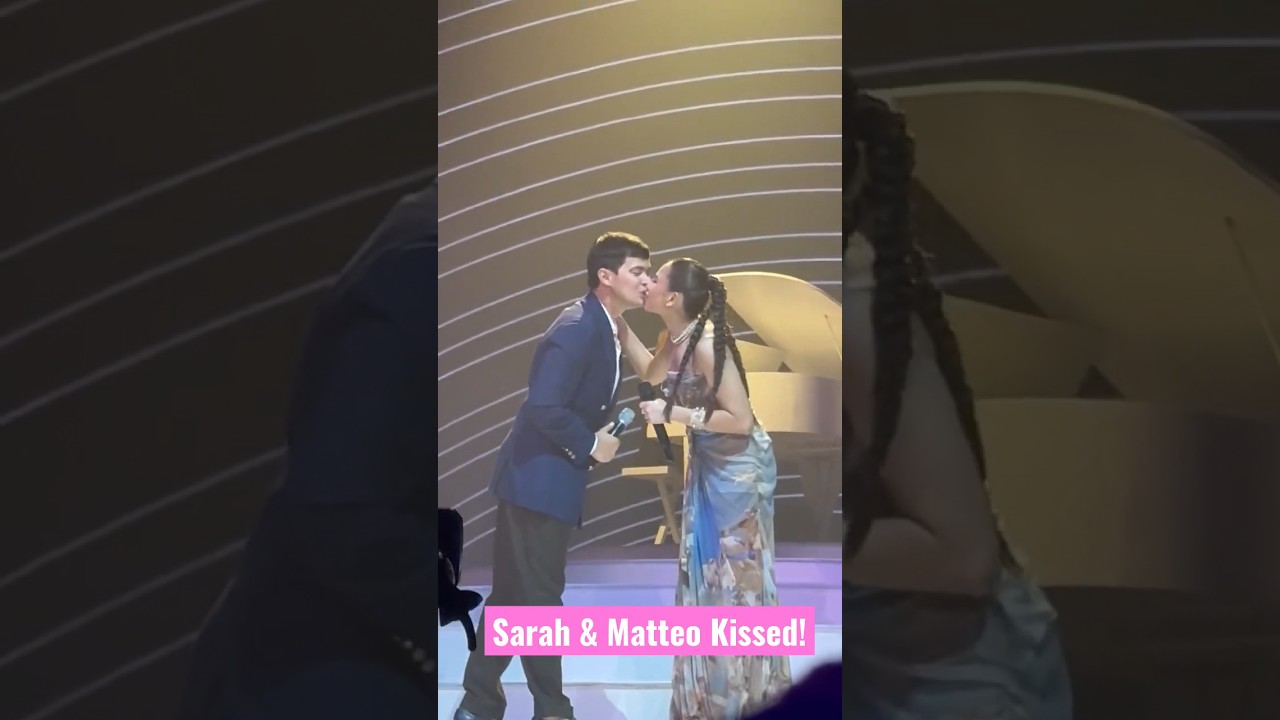 Sarah Geronimo And Matteo Guidicelli Kiss