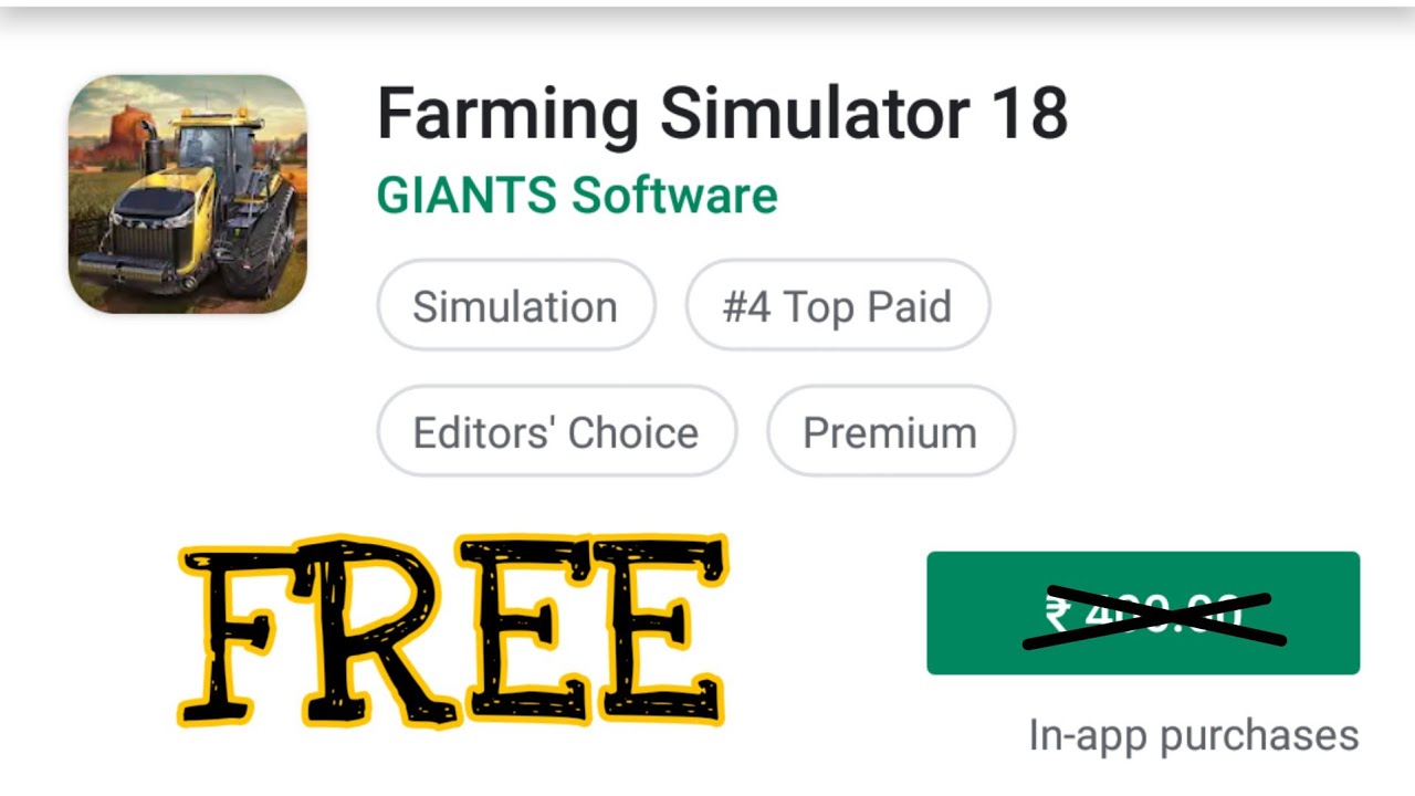 How to download FARMING SIMULATOR 18 FOR FREE FS18 - YouTube