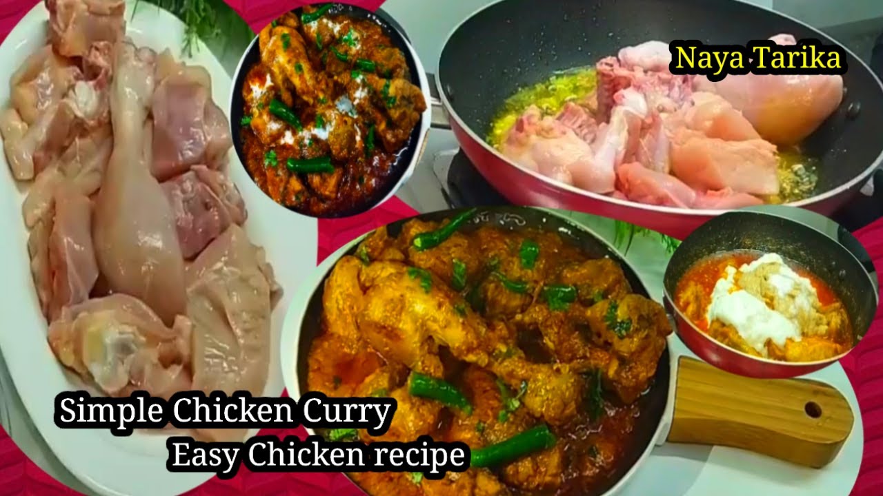 Simple Chicken Curry | Easy Chicken Curry Beginners | How To Make Quick ...