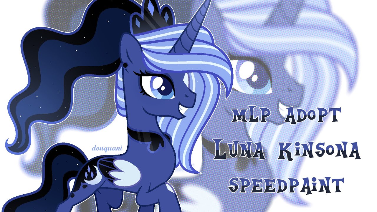 Mlp Adopt Luna Kinsona - Speedpaint #11 - YouTube