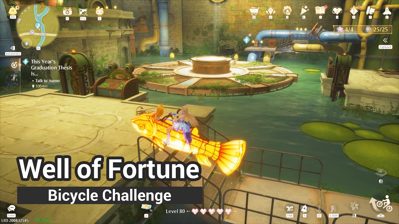 Infinity Nikki Glitch: Well of Fortune with the Koi Bicycle - YouTube