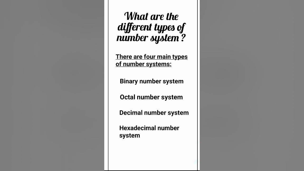 Types Of Number System shorts numbersystem gkquiz YouTube types-of-number-system-shorts-numbersystem-gkquiz-youtube