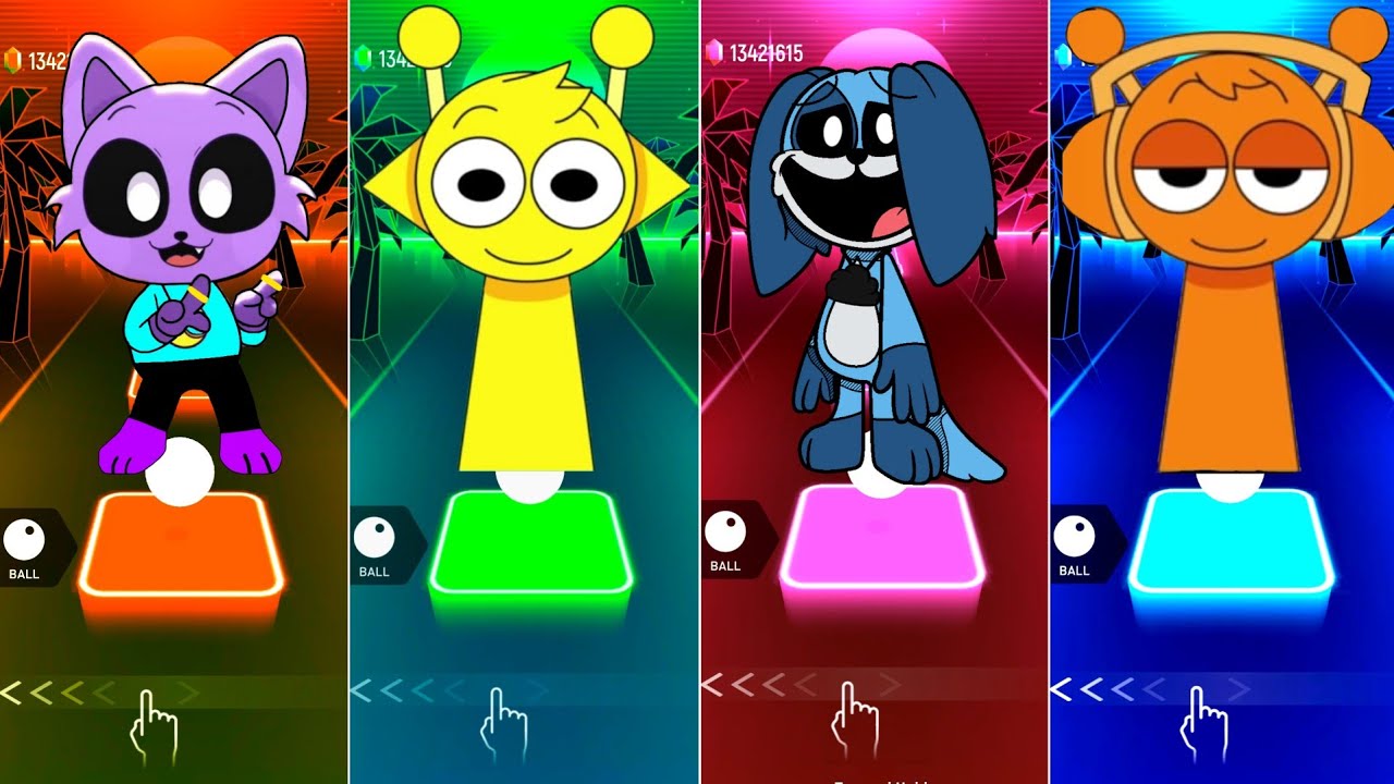 Smiling critters🆚 Sprunki Sky 🆚 Sprunki Pinki 🆚 Sprunki Incredibox ...