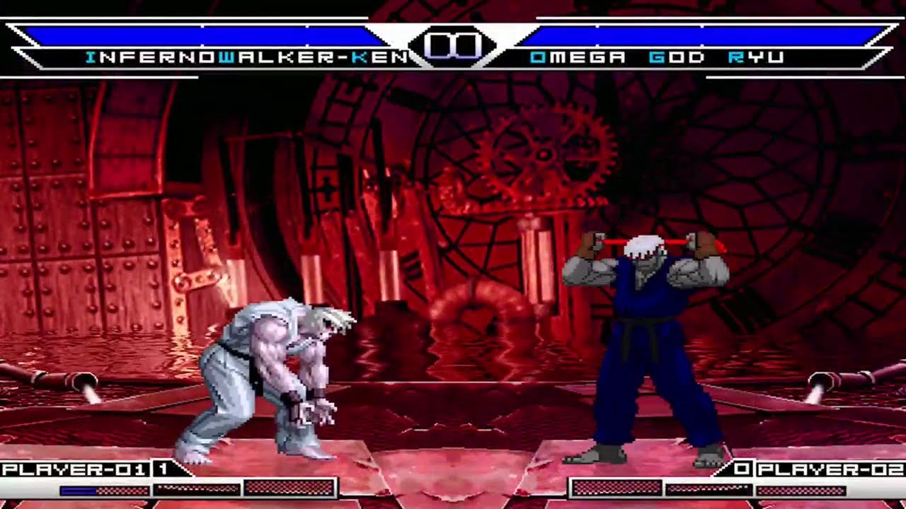 INFERNOWALKER KEN vs OMEGA GOD RYU!!! - YouTube