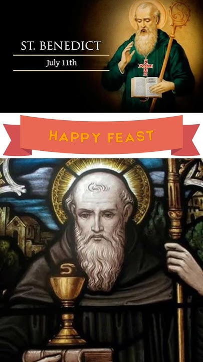 Saint of the Day | July 11 | St. Benedict of Nursia - YouTube