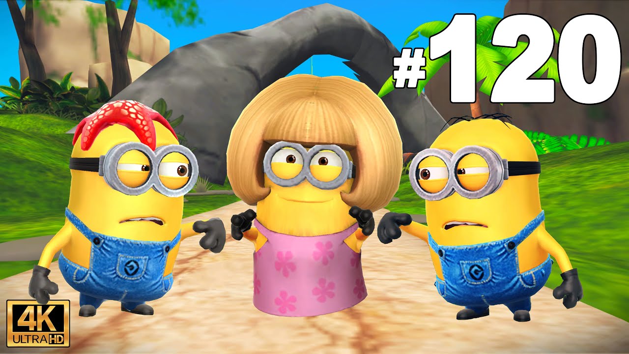 Minion Rush Dave Minion Starfish Minion and Mom Minion at The Volcano ...