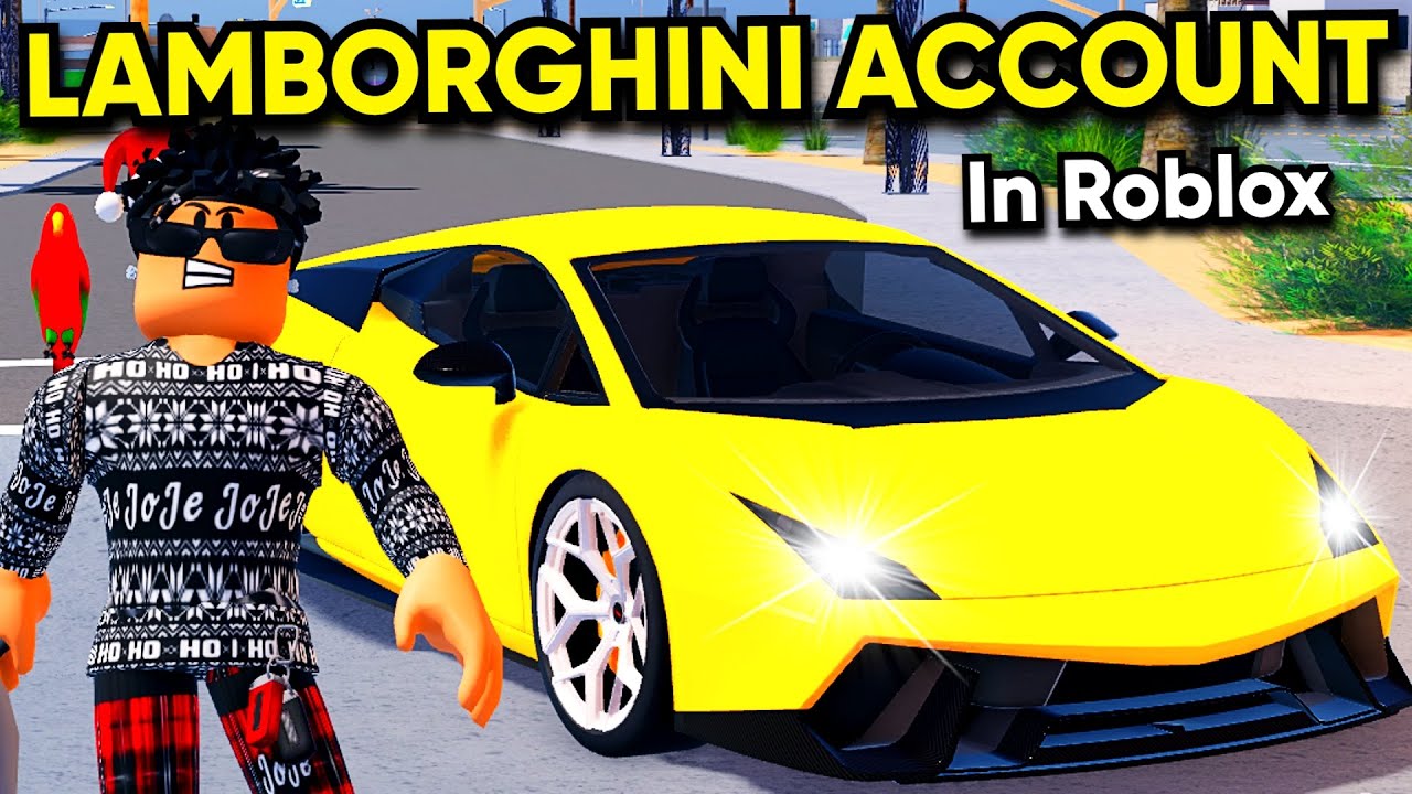 LAMBORGHINI HAS A ROBLOX ACCOUNT?! - YouTube