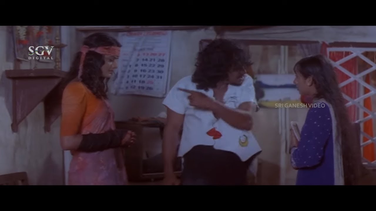 Upendra Introduce His Lover to Wife Super Scene | Prema | Dhamini ...