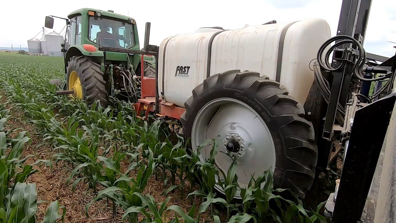 Spraying Corn & Massive Fan - YouTube