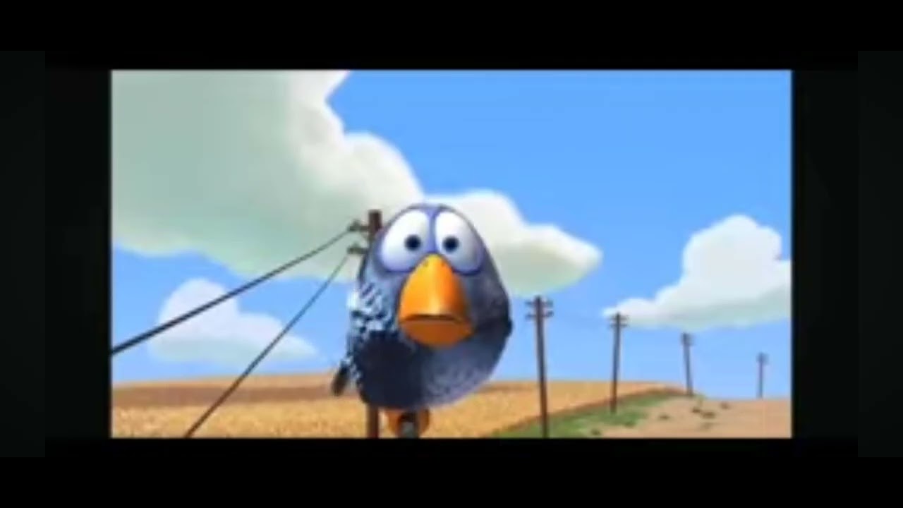 Feature Presentation For the Birds Blue Format Screen THX Reversed Sped ...