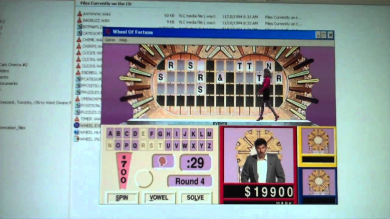 Wheel Of Fortune 1994 PC Game 1: Part 3 - YouTube