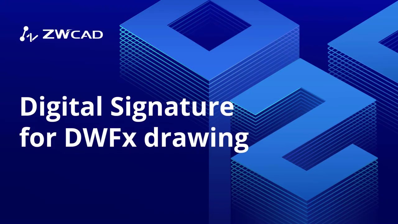 Digital Signature for DWFx Drawings | Hope Technologies - YouTube