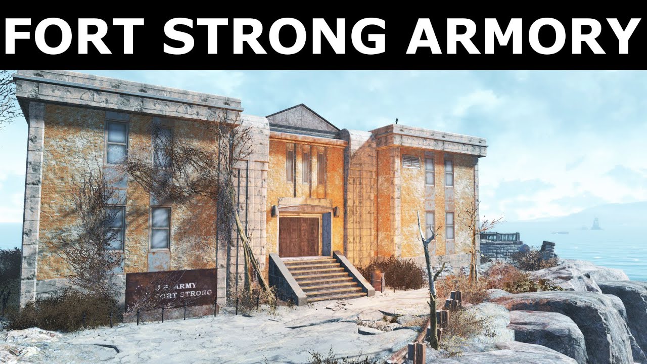 Fallout 4 - All Companions Comments - Entering The Fort Strong Armory ...