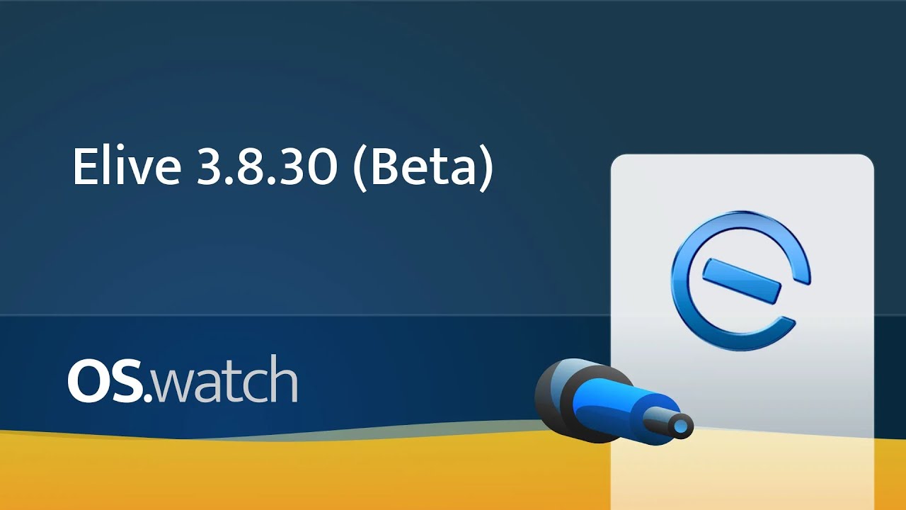 Elive 3.8.30 (Beta) • Quick walk-through • os.watch - YouTube