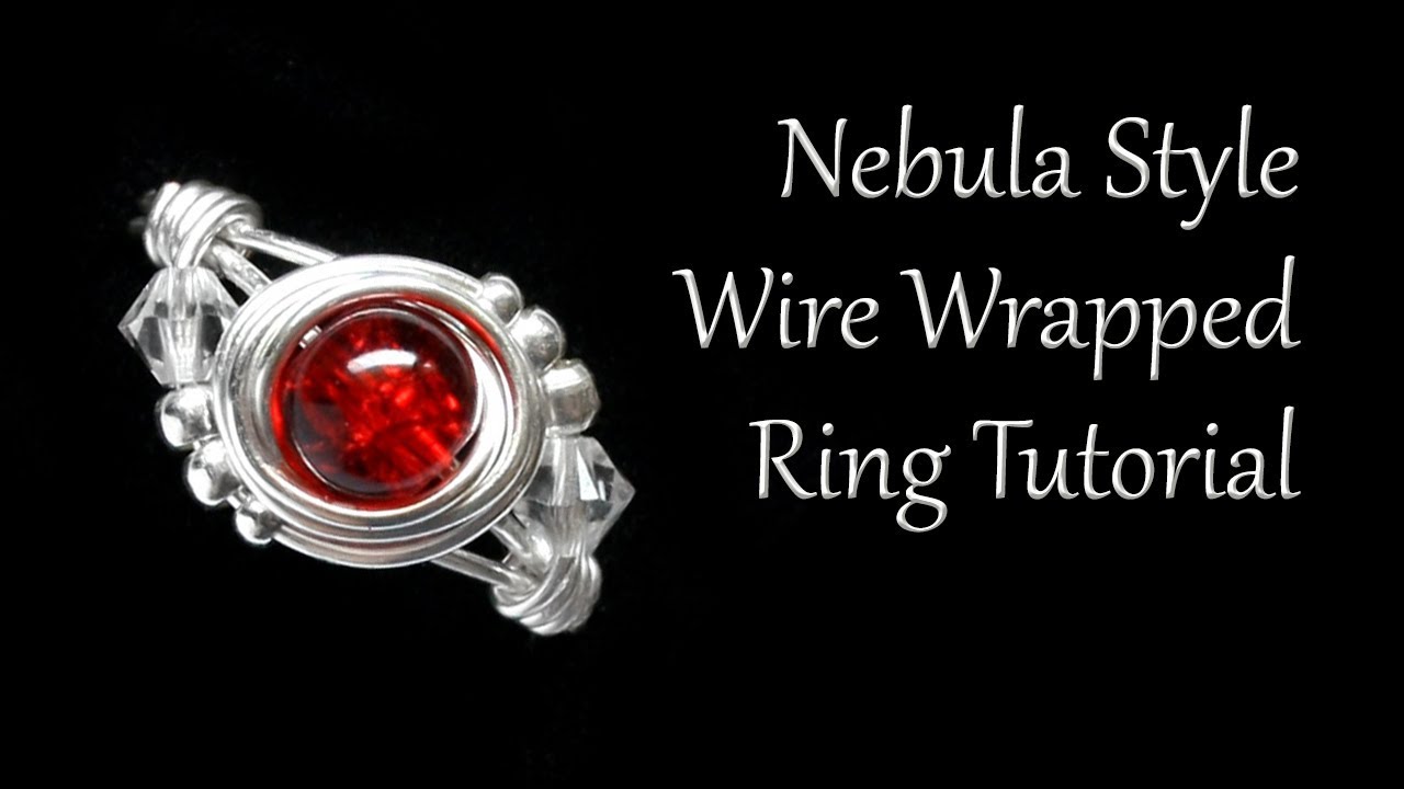 How to Make a Wire Wrapped Swirl Ring with Central Bead - Beginner Tutorial - YouTube