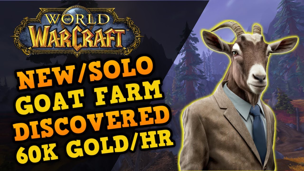 Hyper Spawn Goat Farm For Real GOATs | 60k Gold/Hr | WOW Dragonflight ...