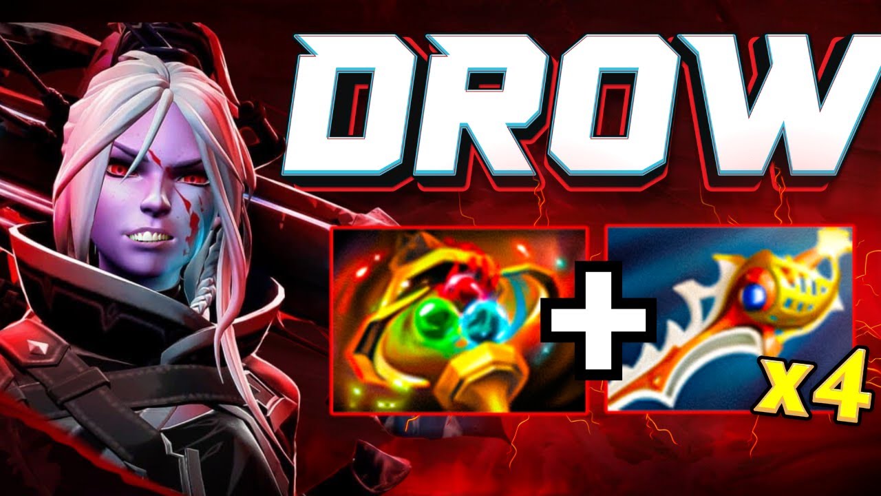 +20% Damage New Drow Ranger x4 Divine Rapiers + Apex 36Kills Dota 2 ...