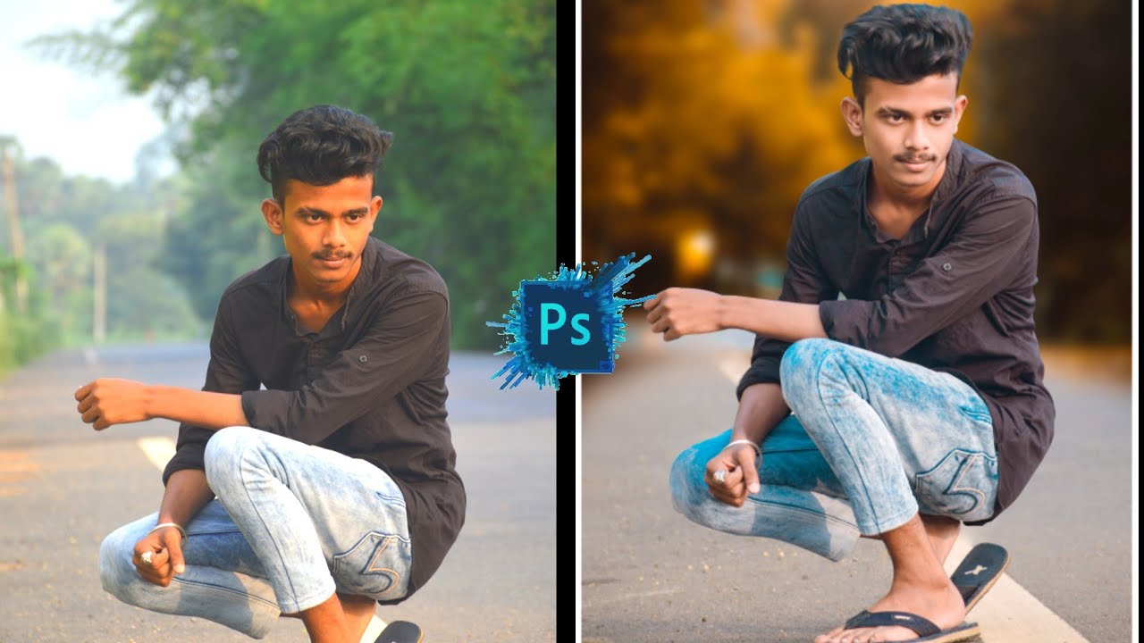 How to edit your Photo with background Change in Photoshop || Abhi ...