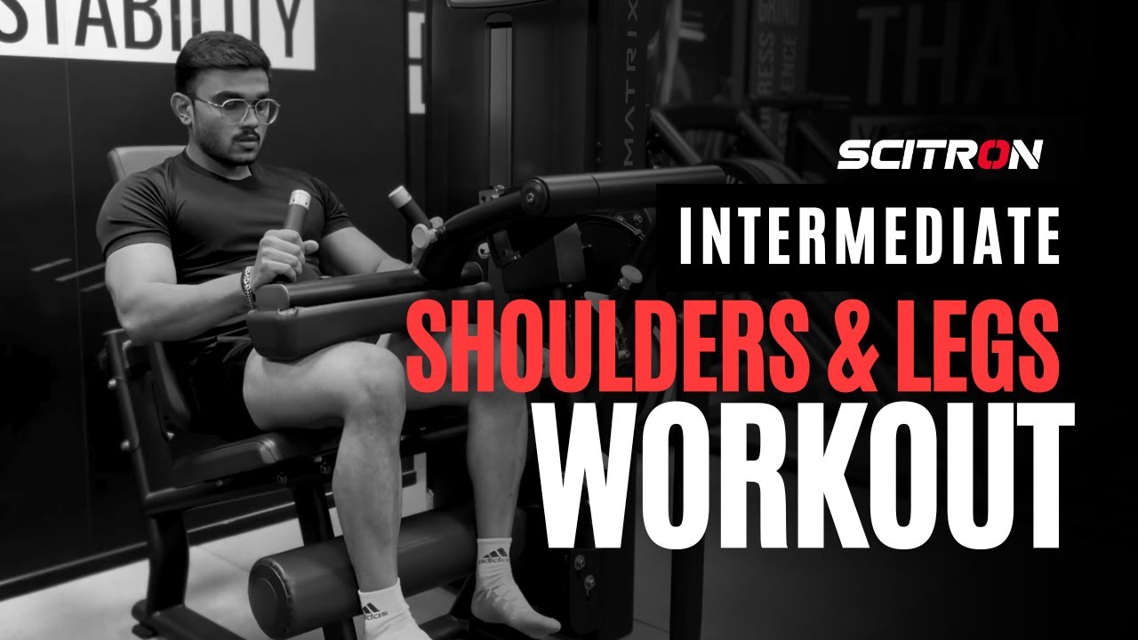 Legs & Shoulders Workout | Strength & Definition | Powered by Scitron ...