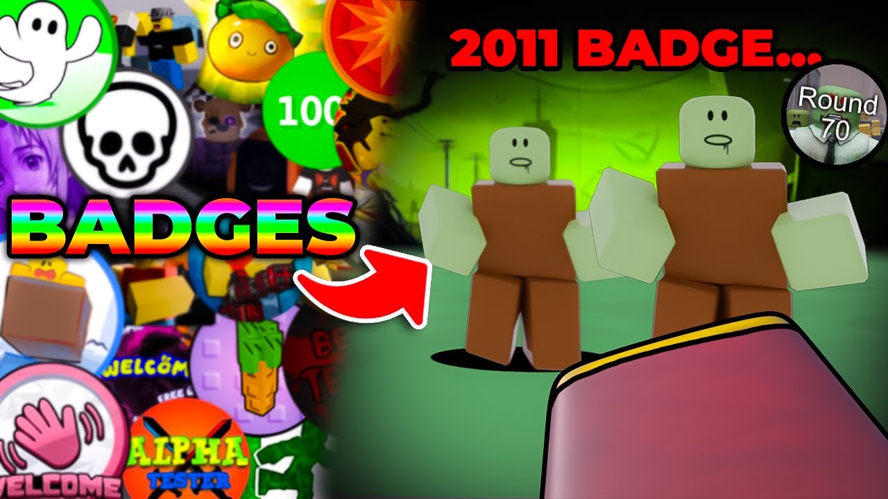Checking Out My OLD Roblox Badges - YouTube