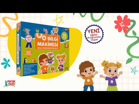 Bilgi Makinesi Okul Öncesi Eğitim Seti Tanıtım - Minik Ada