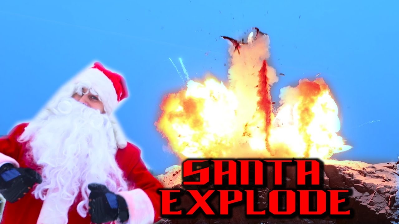 Exploding Santa Claus - YouTube
