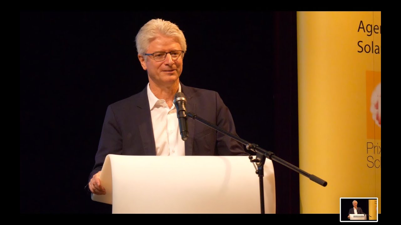 Rede zum 29. Solarpreis von Christian Brunier - Directeur général SIG ...