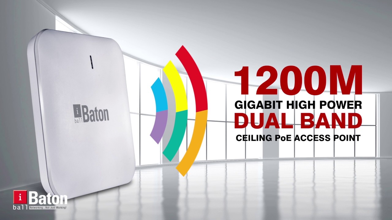 Introducing AC1200M Gigabit High Power Ceiling PoE AP Router - YouTube