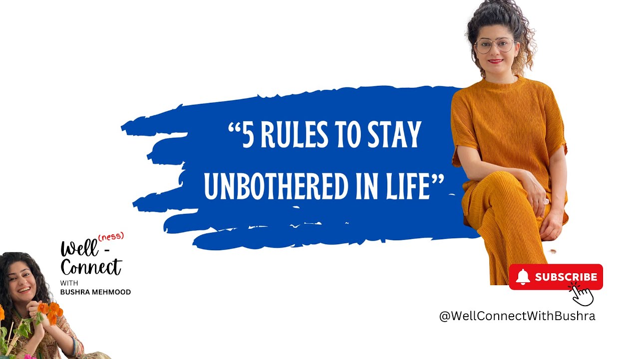 HOW TO STAY UNBOTHERED IN LIFE | HOW TO HAVE A CALM(er) PERSONALITY ...