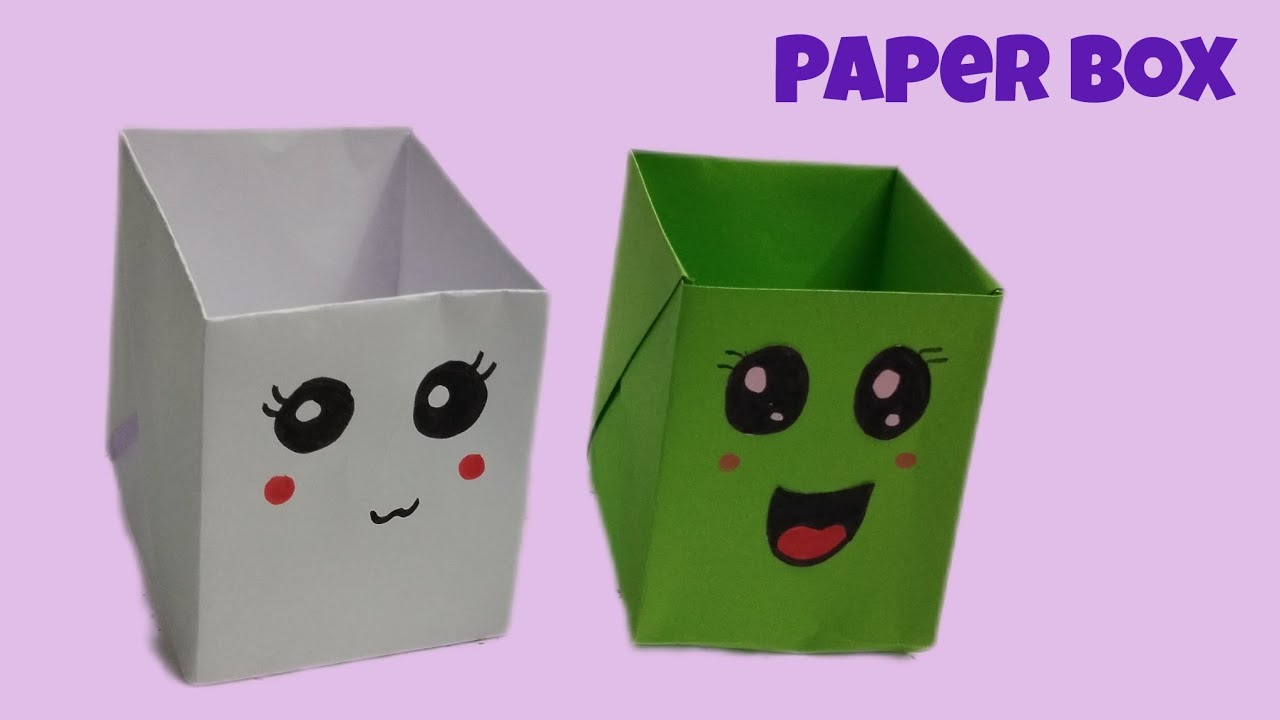 make paper box craft / DIY simple box craft with paper . - YouTube