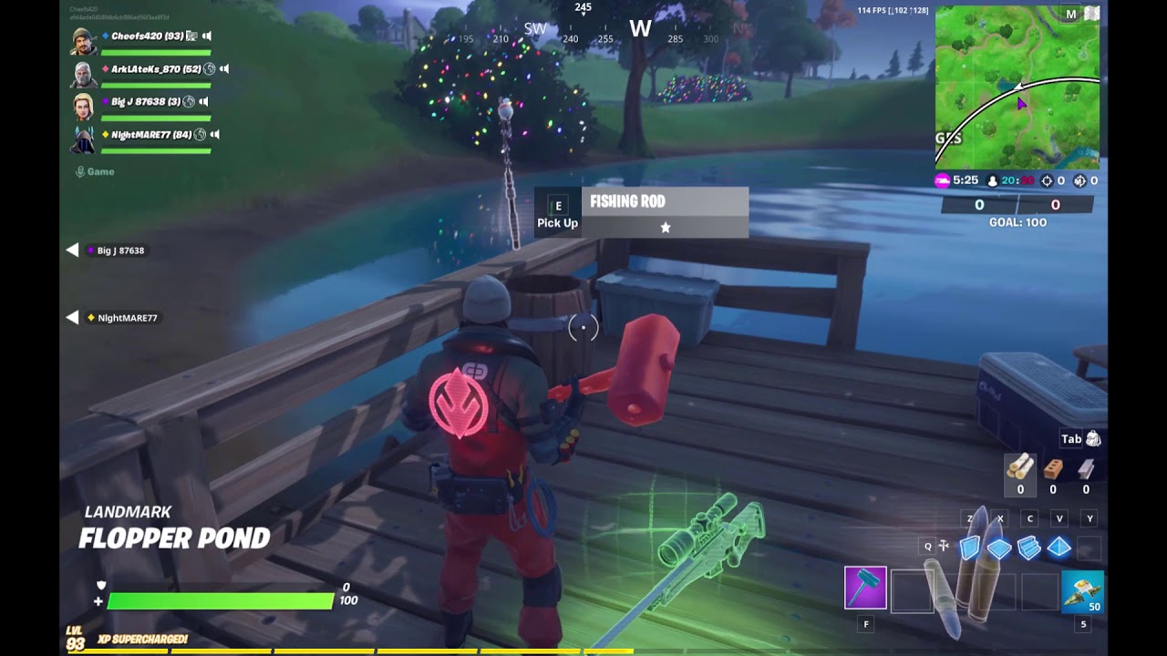 Catch A Fish Wearing The Turk Outfit - Alter Ego Challenge - Fortnite ...