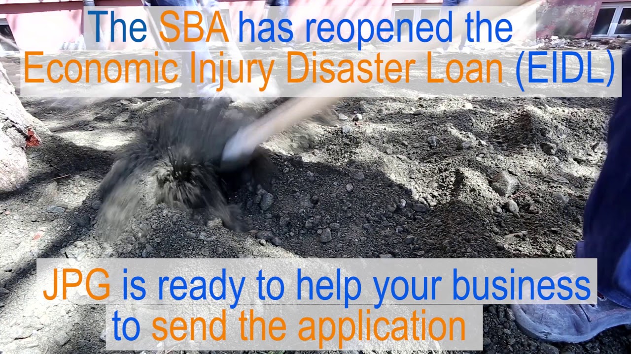 The SBA has reopened the Economic Injury Disaster Loan (EIDL) - YouTube