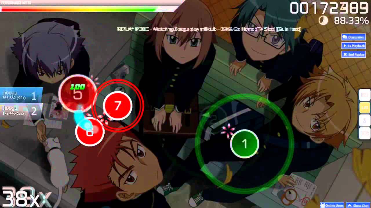 [Osu!] milktub - BAKA Go Home (TV Size) [Gu's Hard] - YouTube