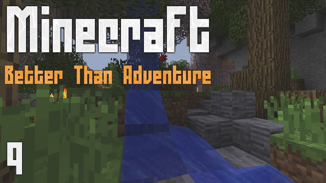 Minecraft : Better Than Adventure - Railroad WIP - YouTube